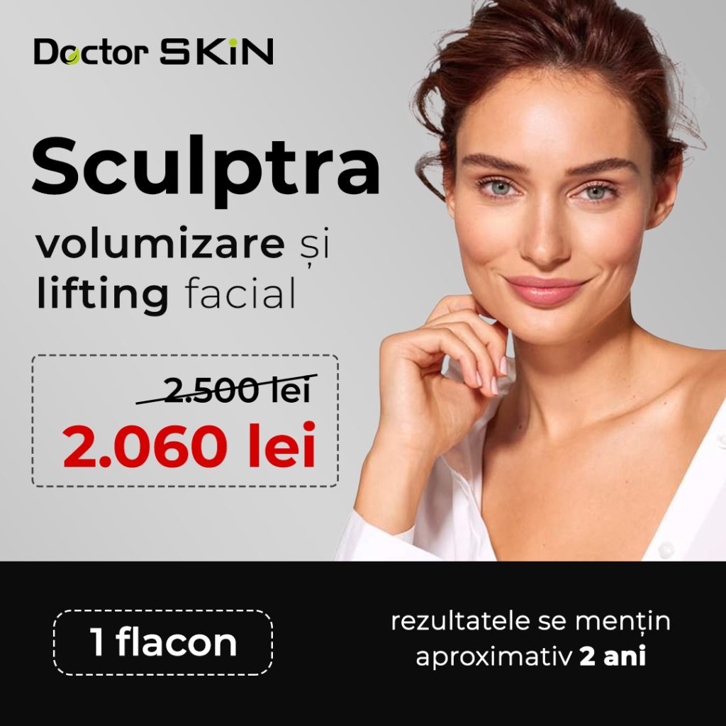 Sculptra: riduri adânci, volumizare și lifting facial